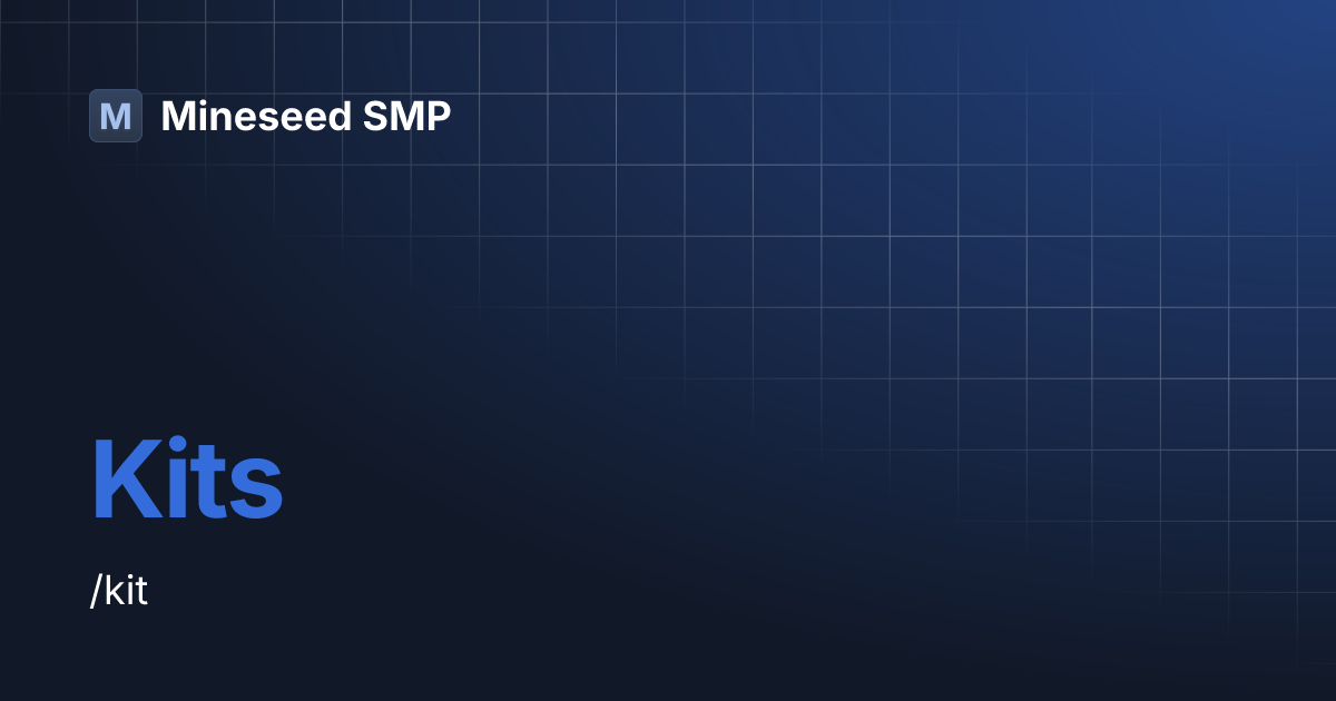 Kits | Mineseed SMP